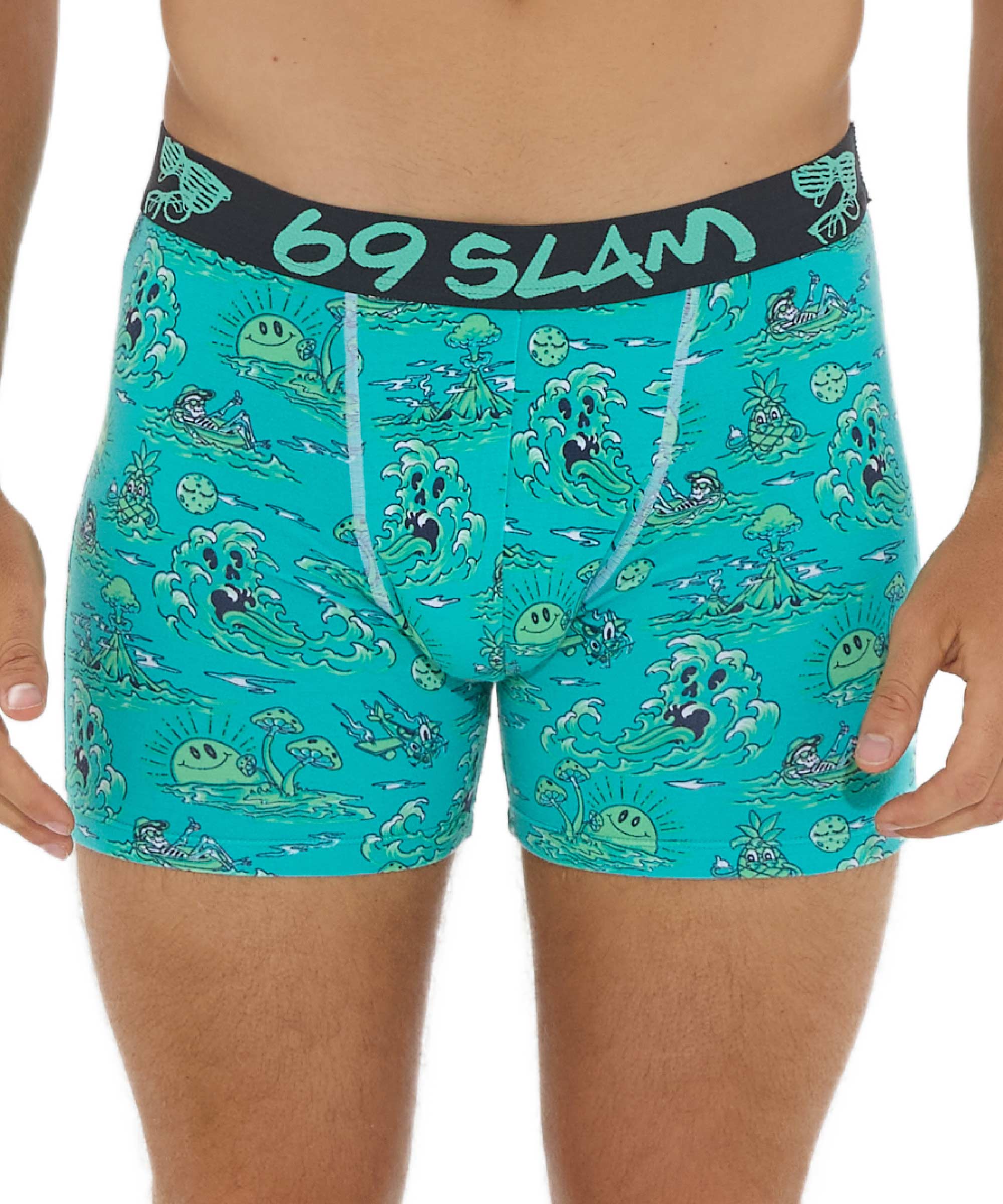 MEN UNEXPECTED GILBERT BAMBOO FITTED BOXER - 69SLAM Official Online Store